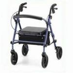 Compact Aluminium Rollator With Seat